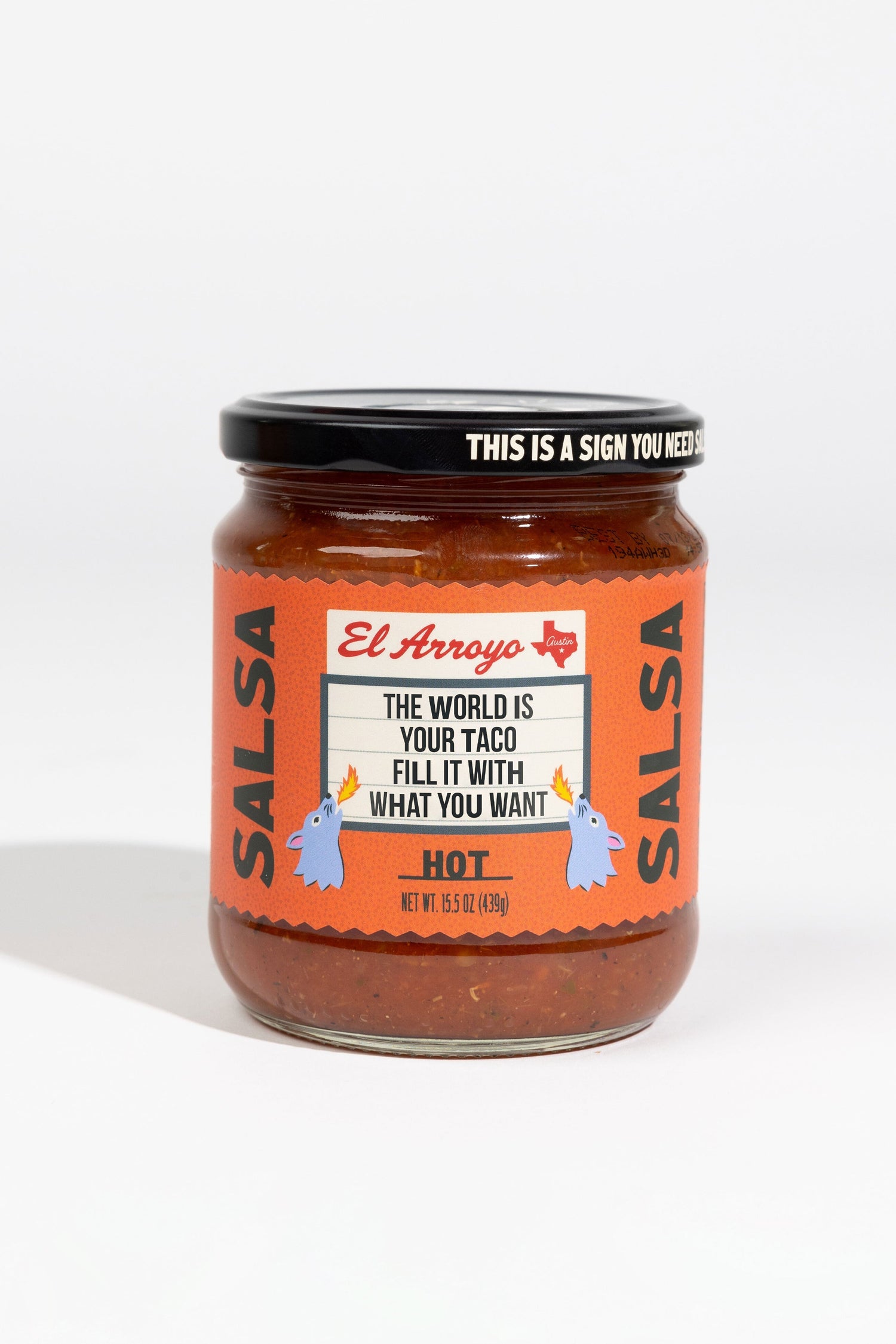 16 oz Hot Salsa - World is Your Taco – El Arroyo